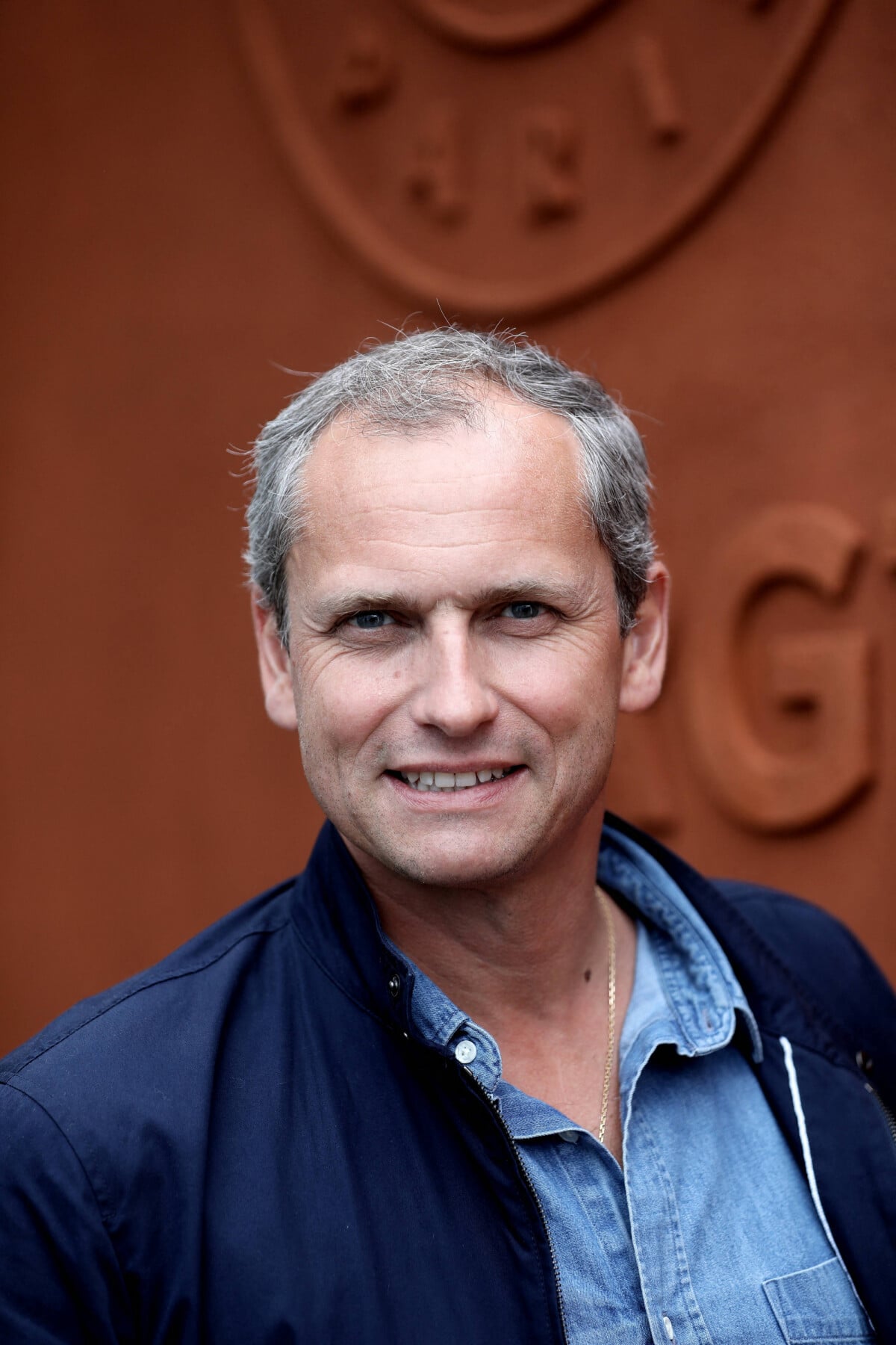 Photo : Louis Laforge au village des Internationaux de Tennis de Roland ...