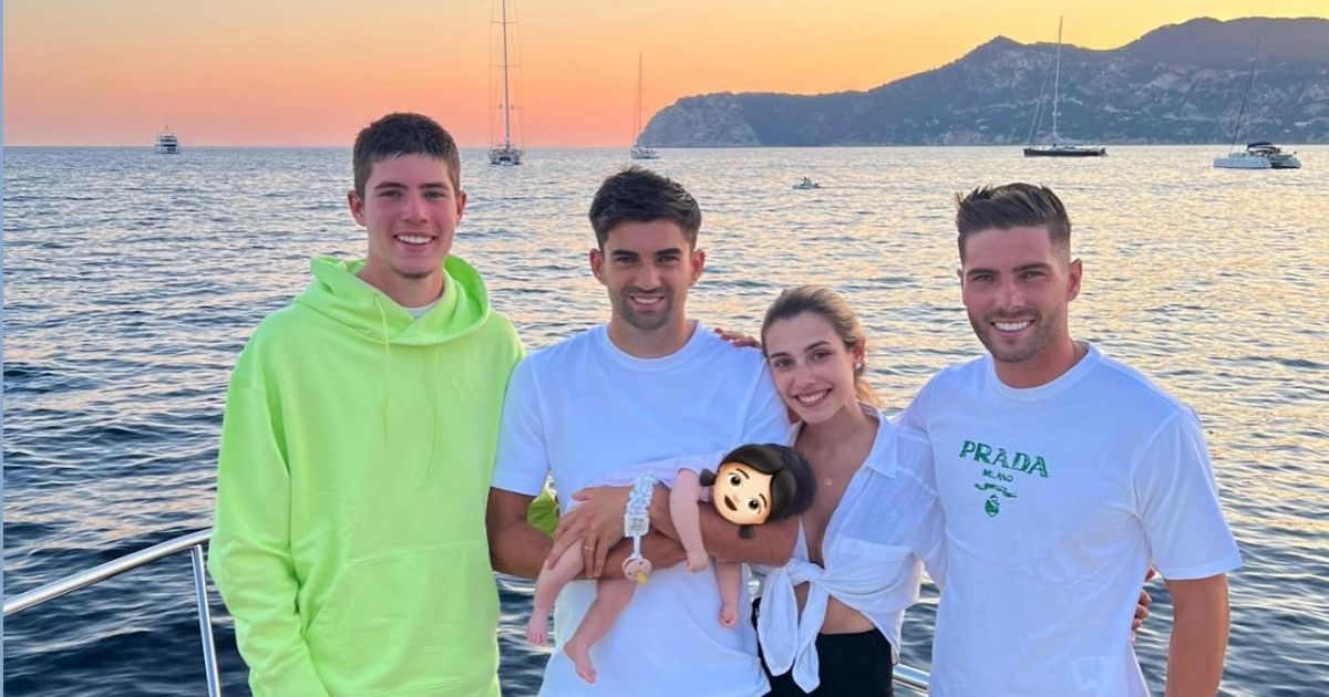 Enzo Zidane et sa fiancée Karen célèbrent les deux mois de leur fille ...