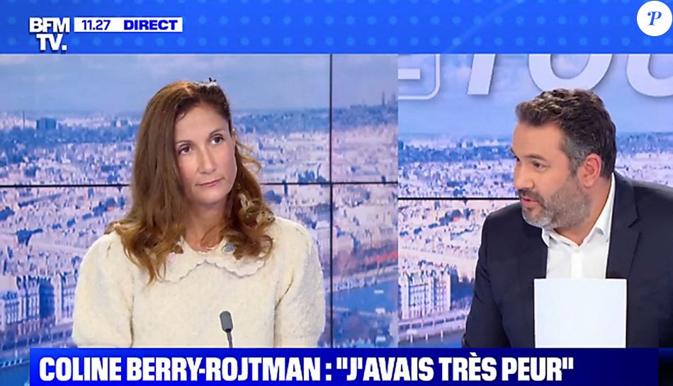 Coline Berry-Rojtman, fille de Richard Berry invitée de BFMTV dans l ...