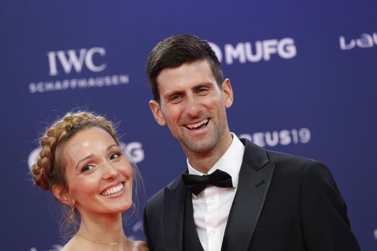 Photo : Novak Djokovic et sa femme Jelena Ristic lors de la soirée des ... Photo : Novak Djokovic et sa femme Jelena Ristic lors de la soirée des ...