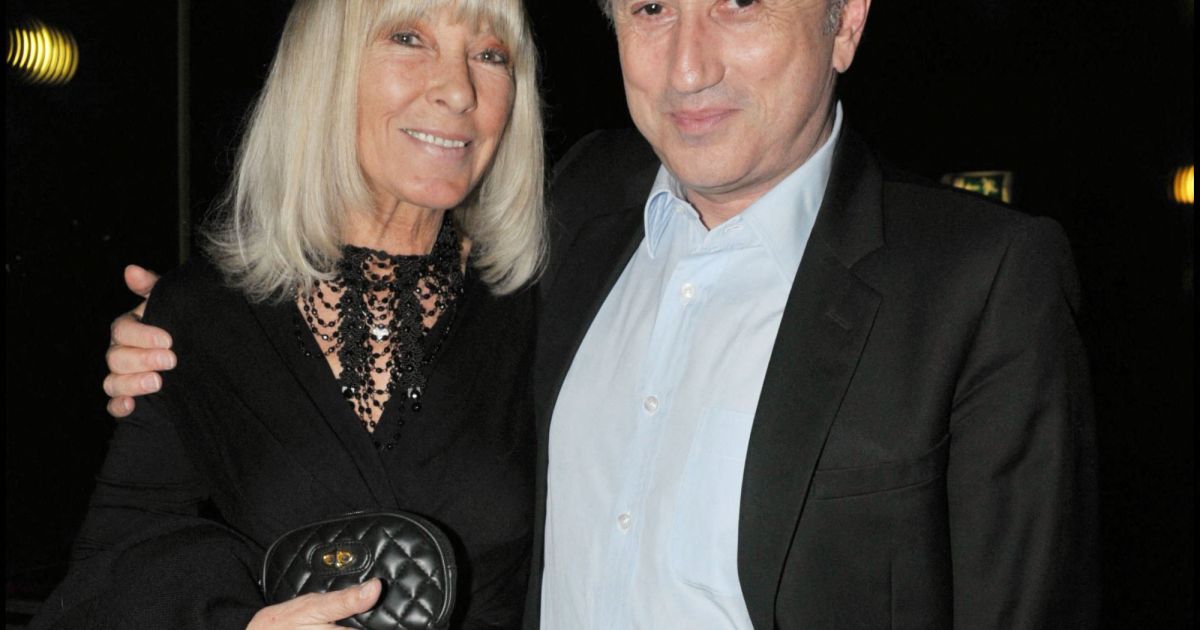 Michel Drucker et sa femme Dany Saval à l'Olympia pour le spectacle de ...