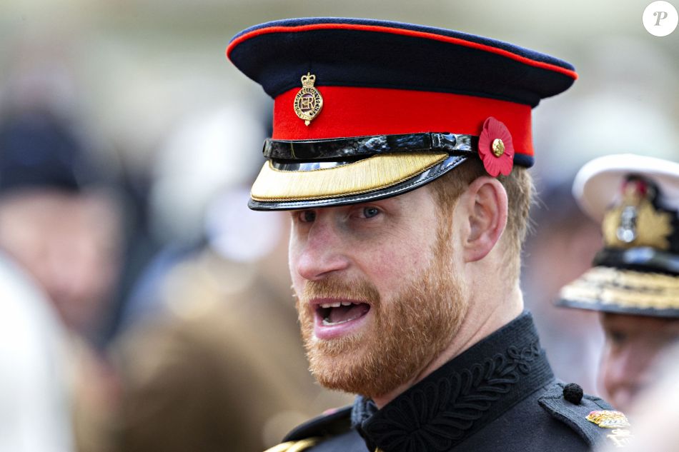 Le prince Harry, duc de Sussex, assiste au 91ème 'Remembrance Day', une ...