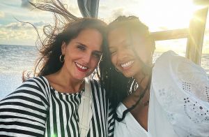 Omar Sy et sa fille Selly Sy lors du défilé de mode Homme printemps-été ...