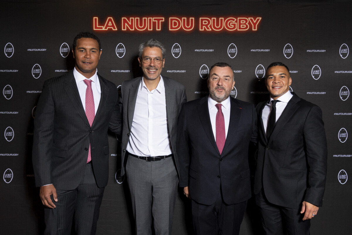 Photo : Thierry Dusautoir, Gerald Brice Viret - directeur general des ...