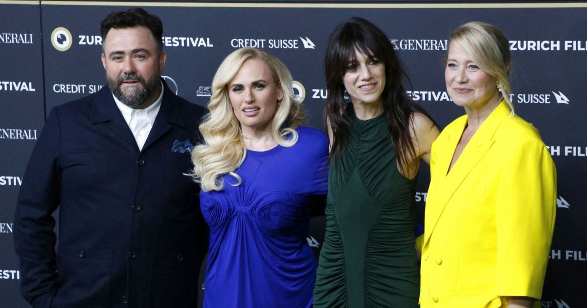 Celyn Jones, Rebel Wilson, Charlotte Gainsbourg et Trine Dyrholm - Première du film The Almond ...