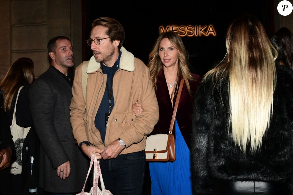 Exclusif - Mathieu Vergne et sa femme Ophélie Meunier - Arrivées au ...