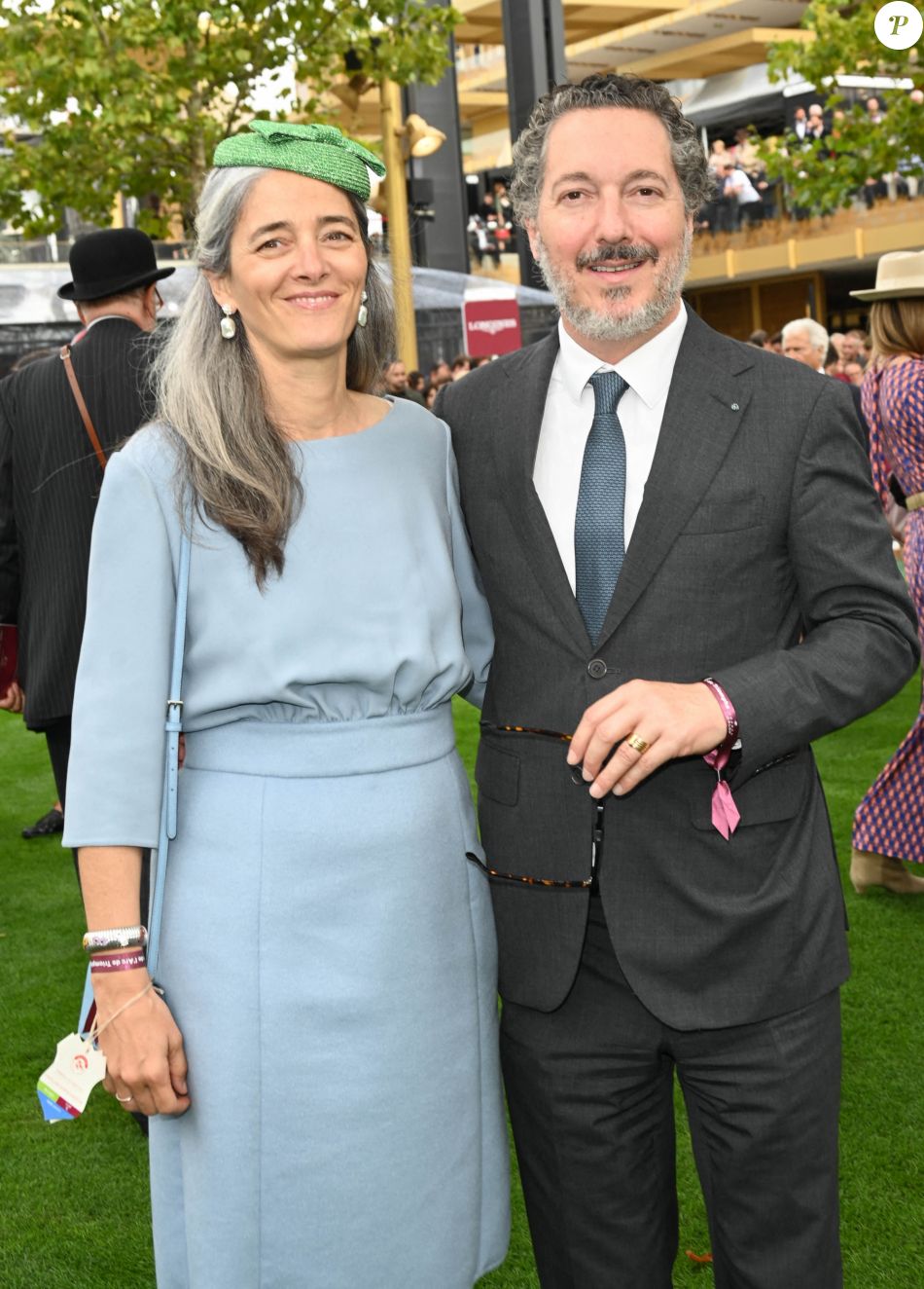 Guillaume Gallienne avec sa femme Amandine - Qatar Prix de l'Arc de ...