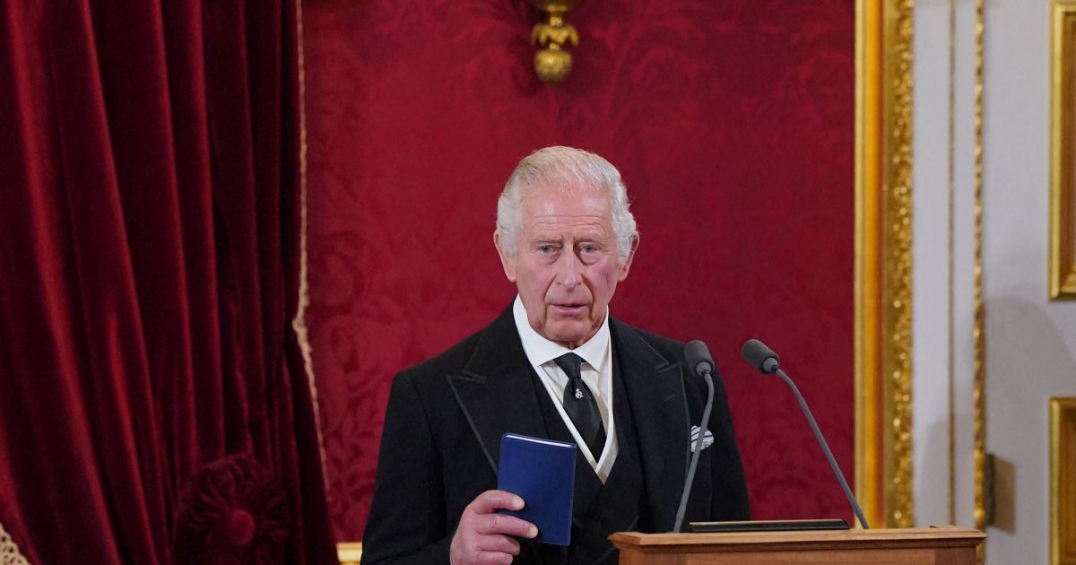 Le roi Charles III d'Angleterre - Personnalités lors de la cérémonie du ...