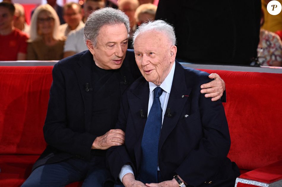 Exclusif -Michel Drucker et Philippe Bouvard - Enregistrement de l ...