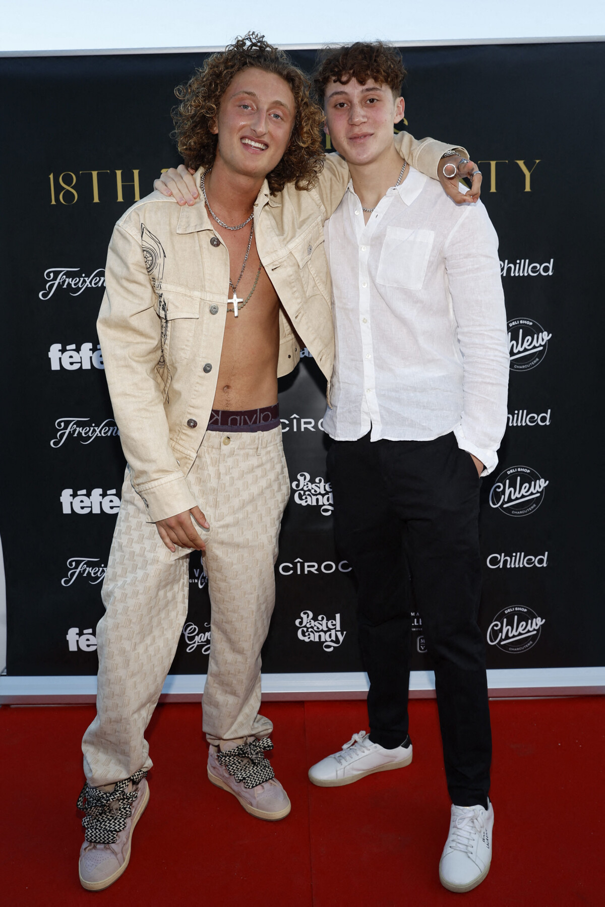 Photo : Joalukas Noah avec Elvis, le fils de David Guetta lors de la ...