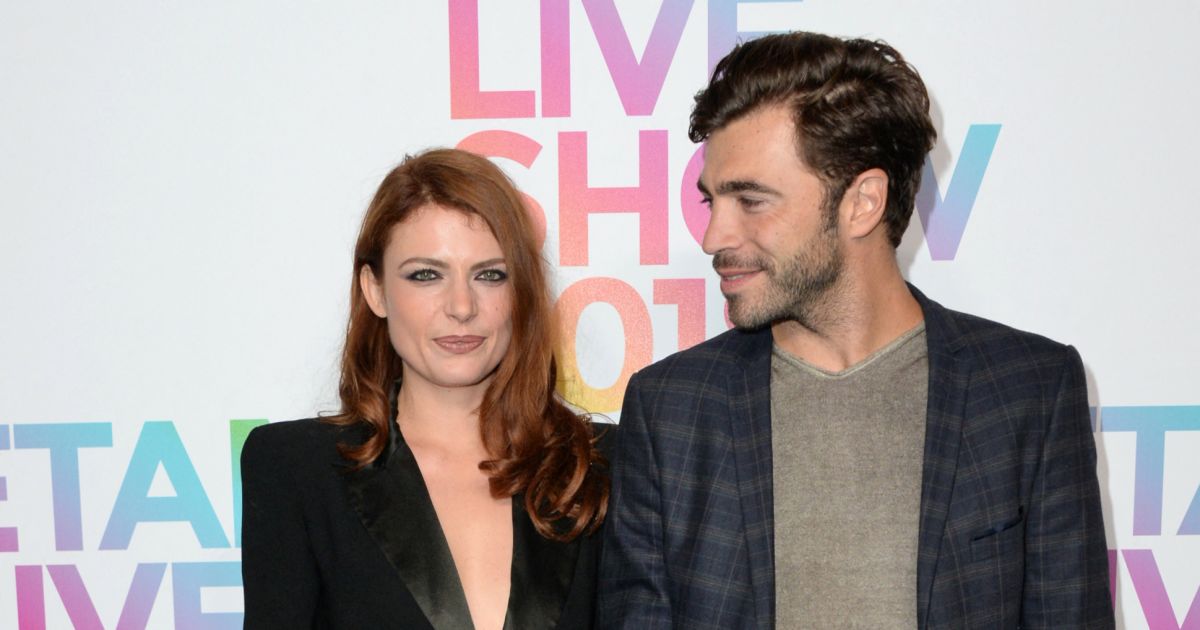 Elodie Frégé et son compagnon Gian Marco Tavani - Photocall du Etam ...