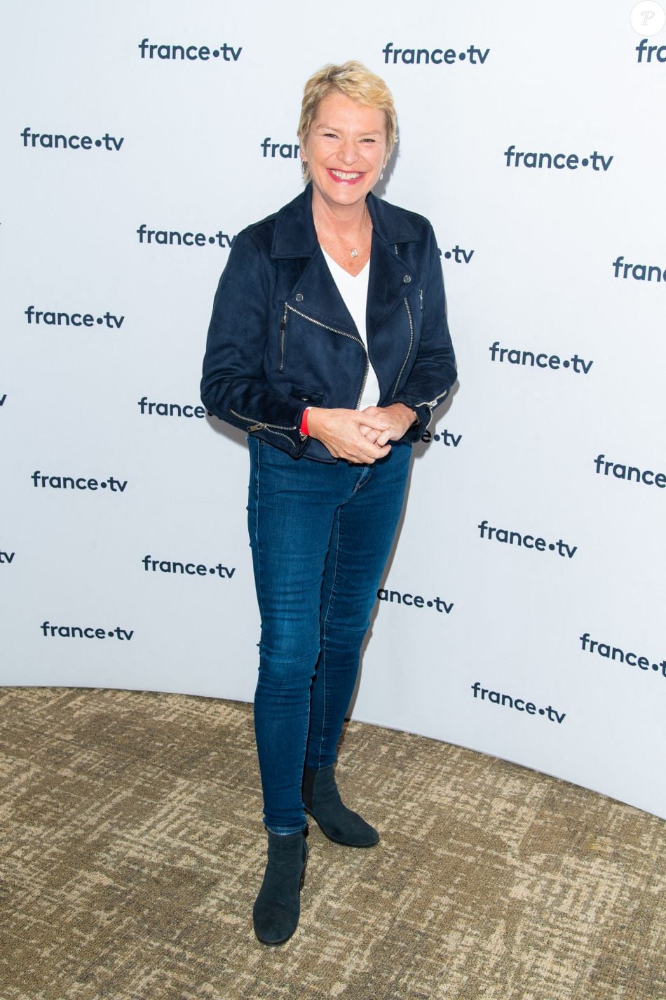 Élise Lucet lors du photocall dans le cadre de la conférence de presse ...