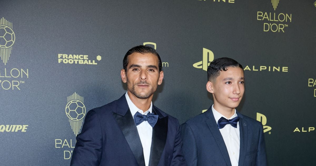 Sofiane Zermani (Fianso) et son frère - Photocall de la 66ème cérémonie du Ballon d’Or au ...