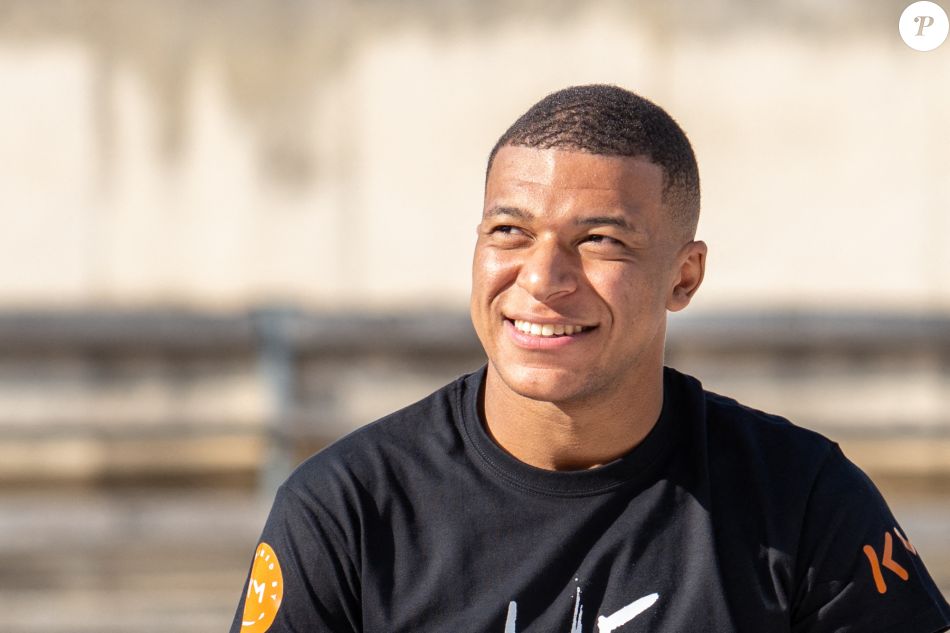 Kylian Mbappé lors Les rencontres inspirantes organisées par son ...