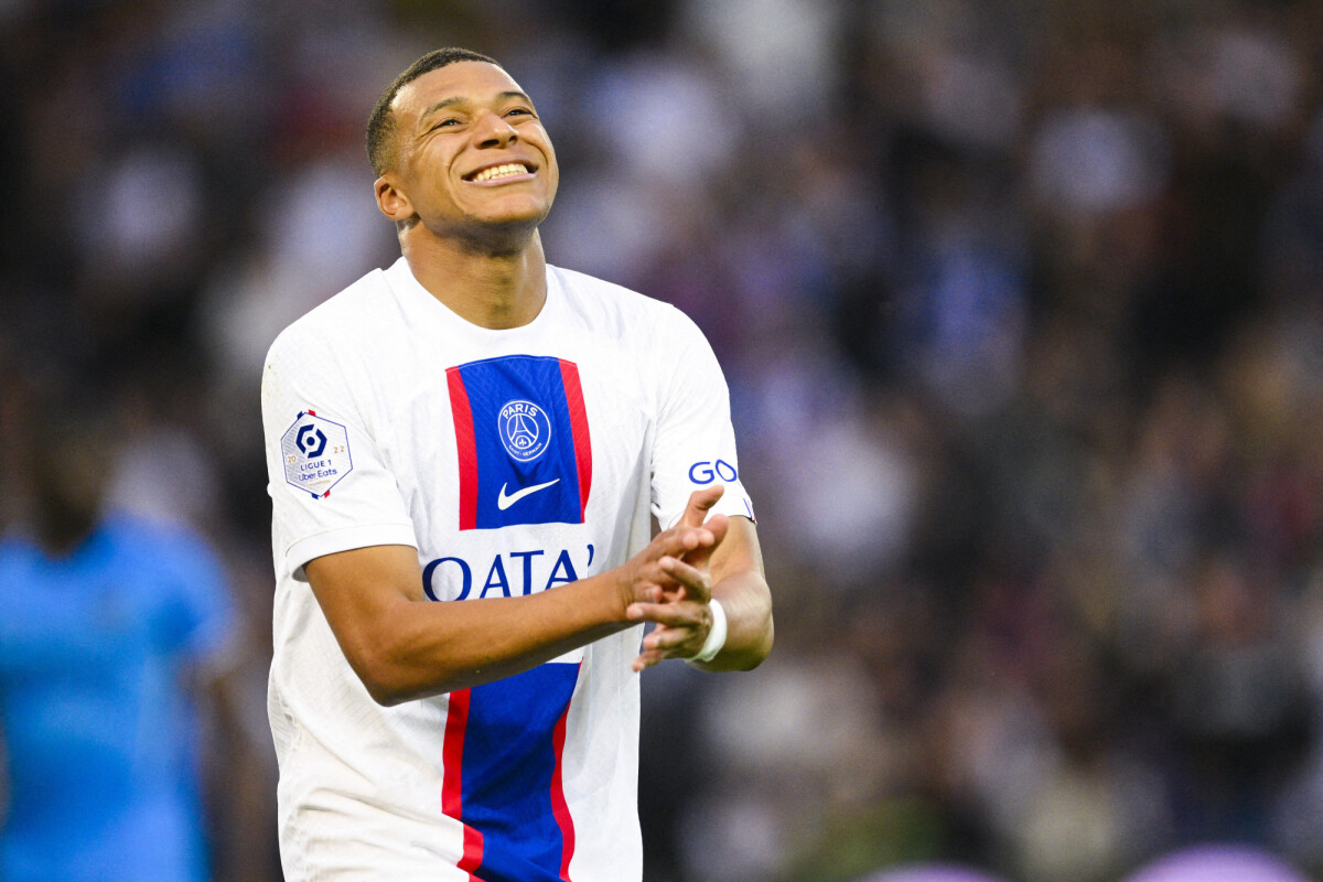 Photo : Kylian Mbappe (PSG) - Match de Ligue 1 Uber Eats "PSG -Troyes ...