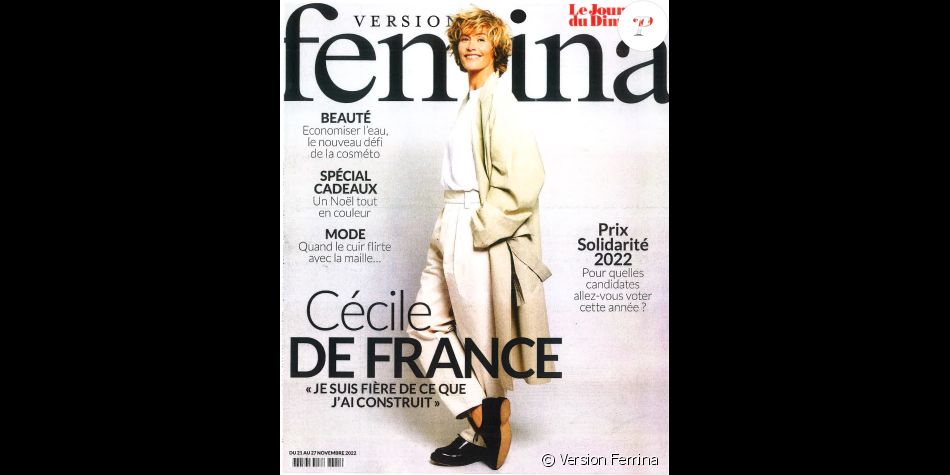 Couverture du magazine Version Femina - Purepeople