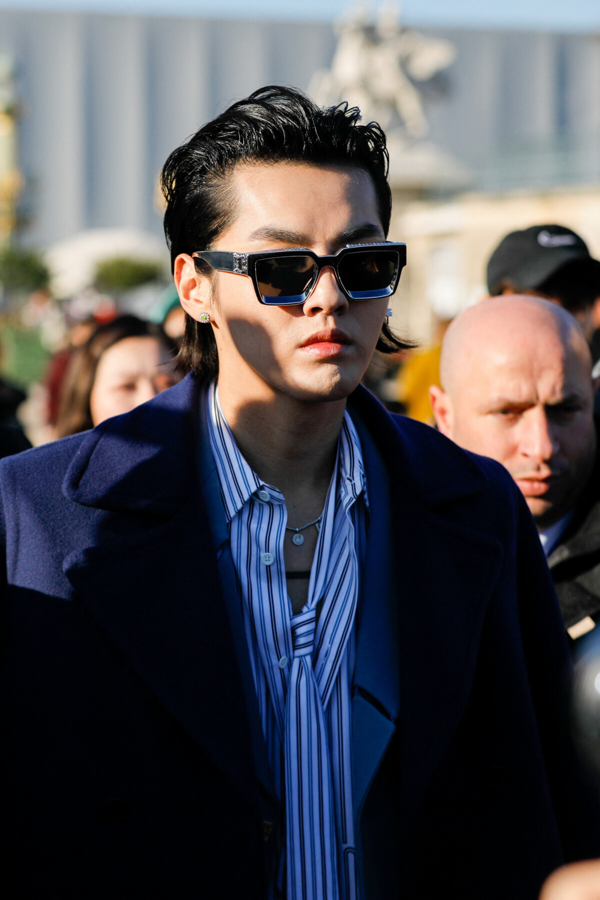 Photo : Kris Wu - Arrivées au défilé Louis Vuitton Homme automne-hiver ...