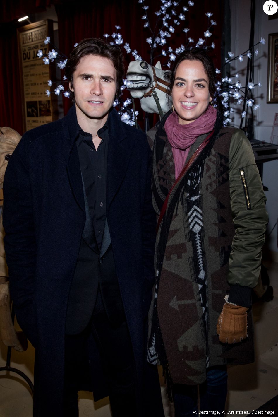 Anouchka Delon et son compagnon Julien Dereims - Soirée en l'honneur de ...
