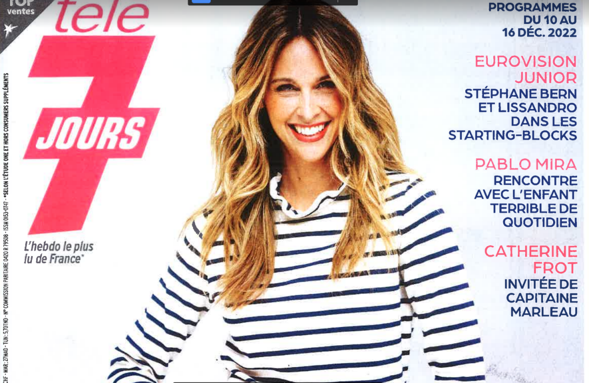 Photo : Télé 7 Jours, 3 Décembre 2022. - Purepeople
