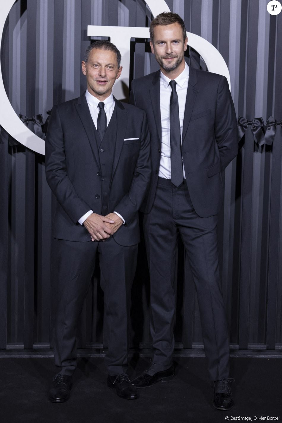 Marc-Olivier Fogiel et son mari Francois Roelants - Gala d'ouverture de ...