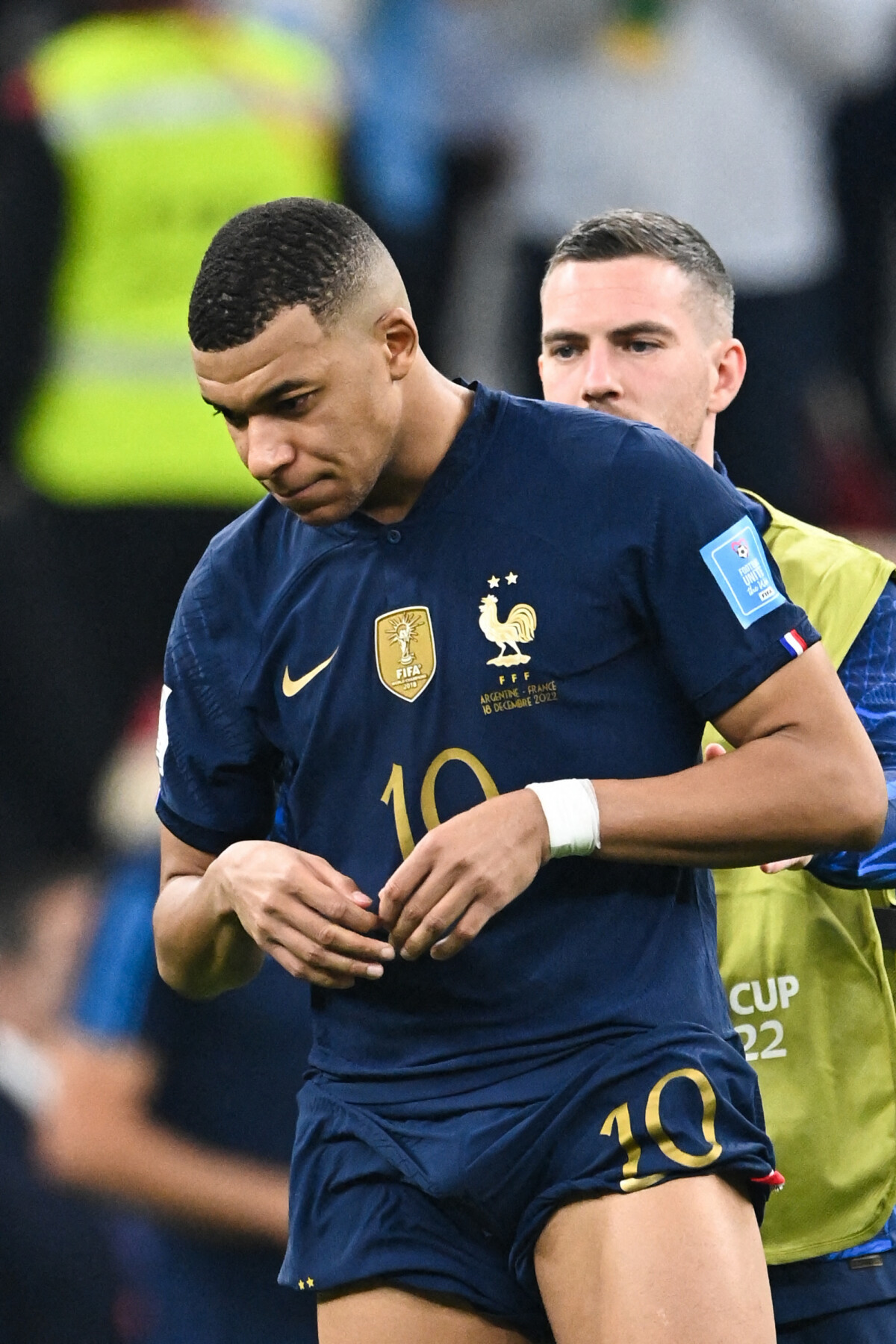 Photo : Kylian Mbappé - Match "France - Argentine (3-3 - tab 2-4)" en finale de la Coupe du ...