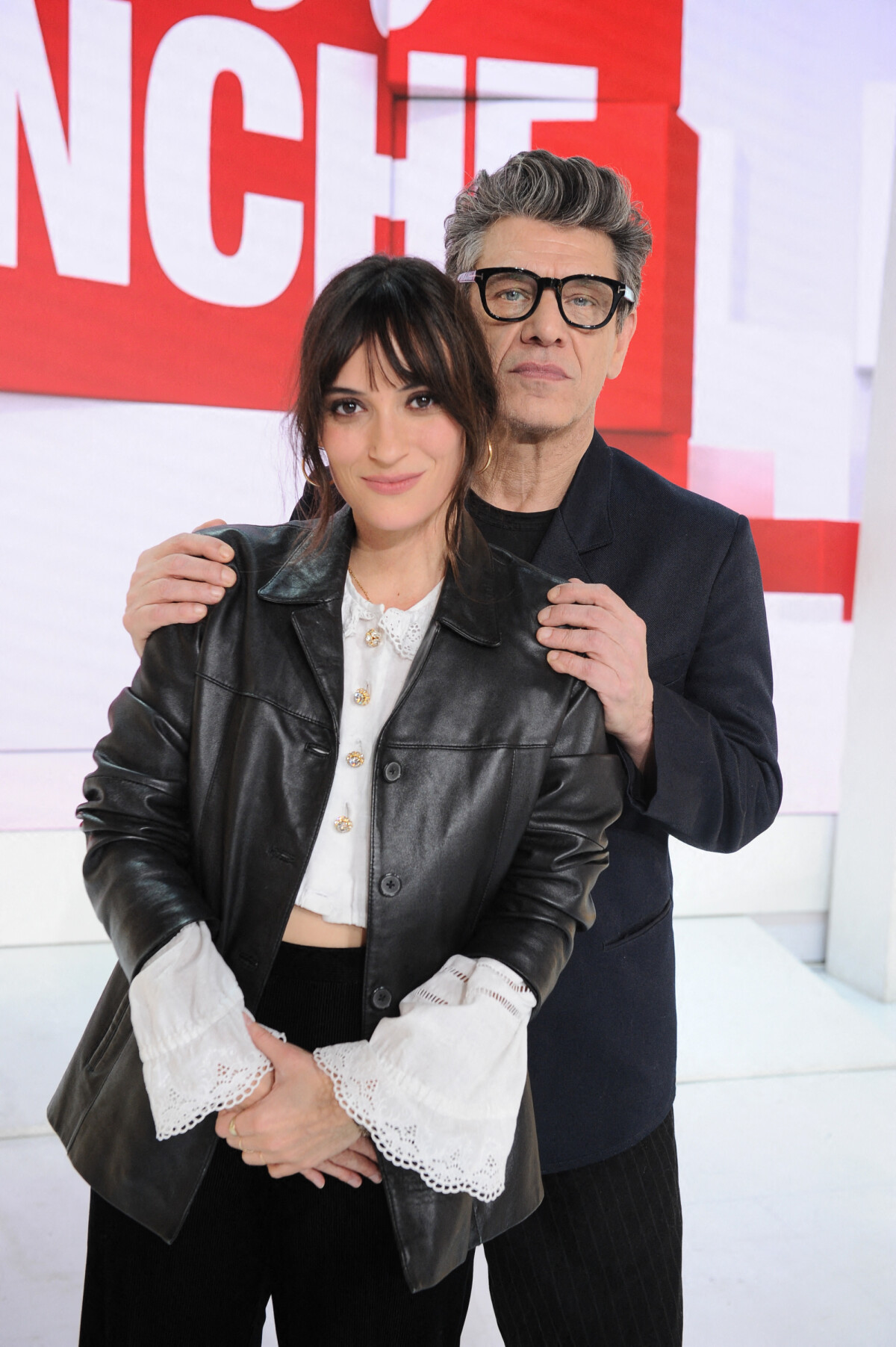 Photo : Exclusif - Marc Lavoine et Zoe Madimmi - Enregistrement de l'émission "Vivement dimanche ...