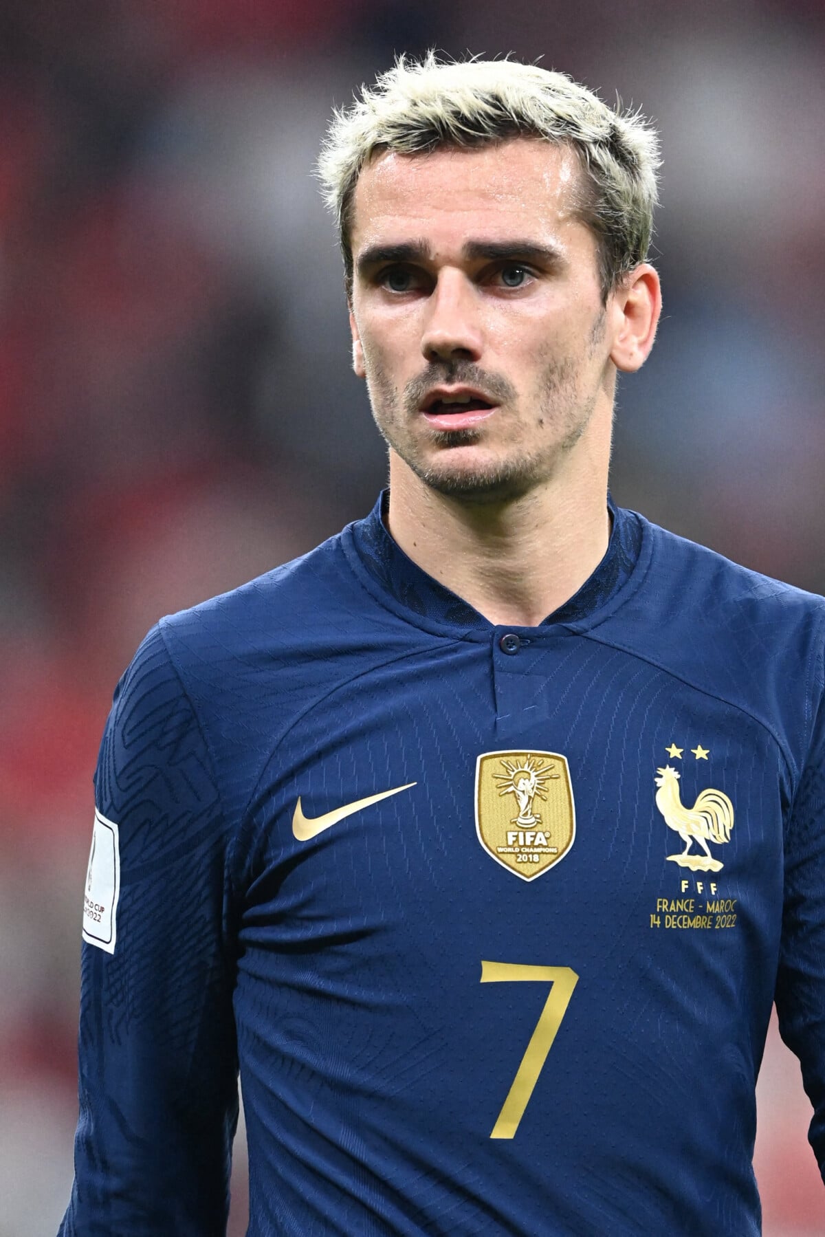 Photo : Antoine Griezmann au match de demi-finale opposant la France au ...
