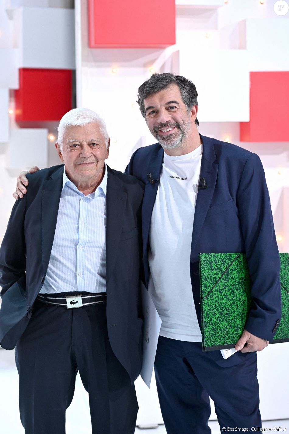 Exclusif - Stephane Plaza et son père Raymond Plaza - Enregistrement de ...