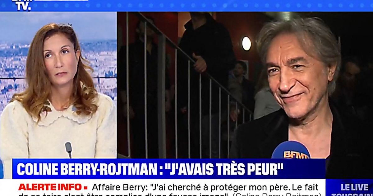 Coline Berry-Rojtman, fille de Richard Berry invitée de BFMTV dans l ...