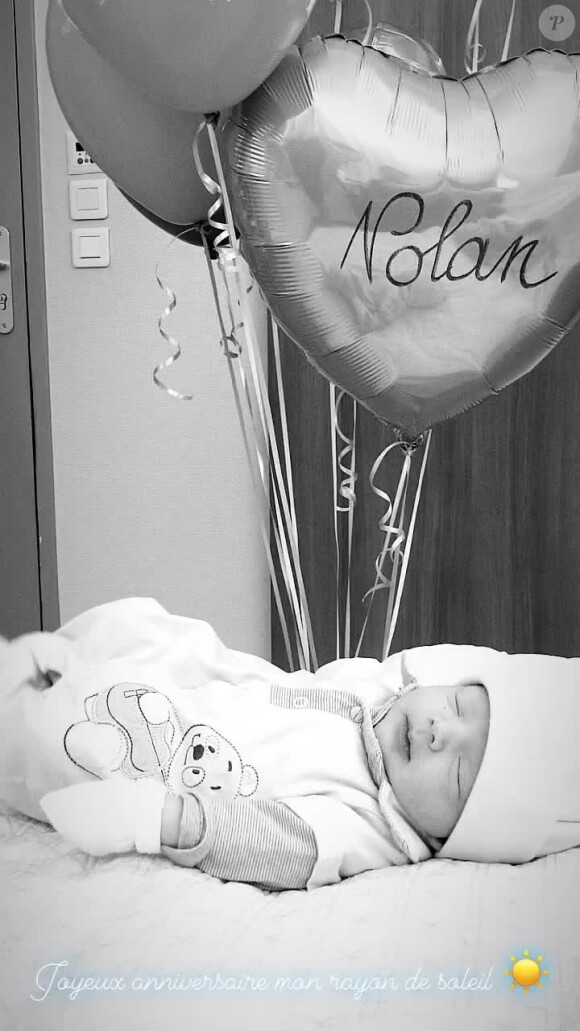Vidéo : Nolan à sa naissance - Purepeople