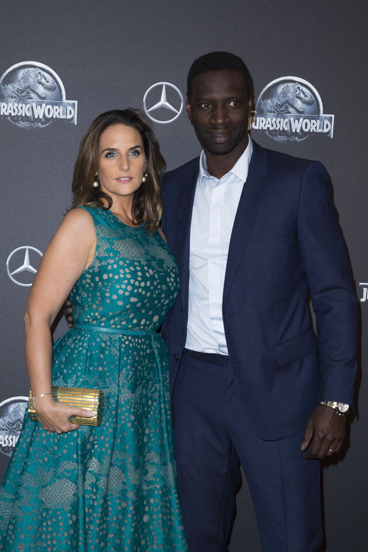 Photo : Omar Sy et sa femme Hélène Sy (boucles d'oreilles Messika ...