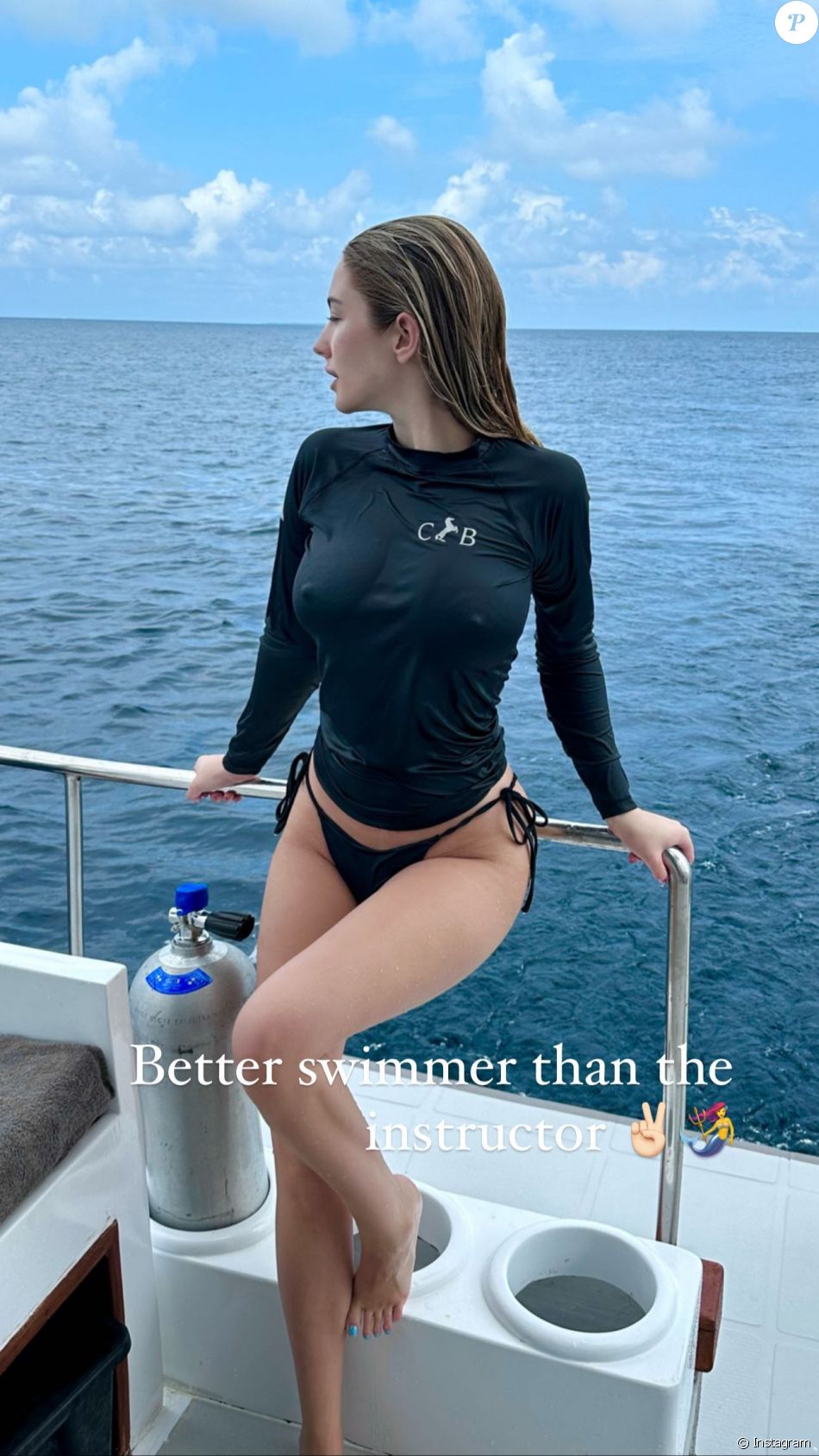 Pola Petrenko d'Ici tout commence partage des images de son séjour aux Maldives, le 18 janvier ...