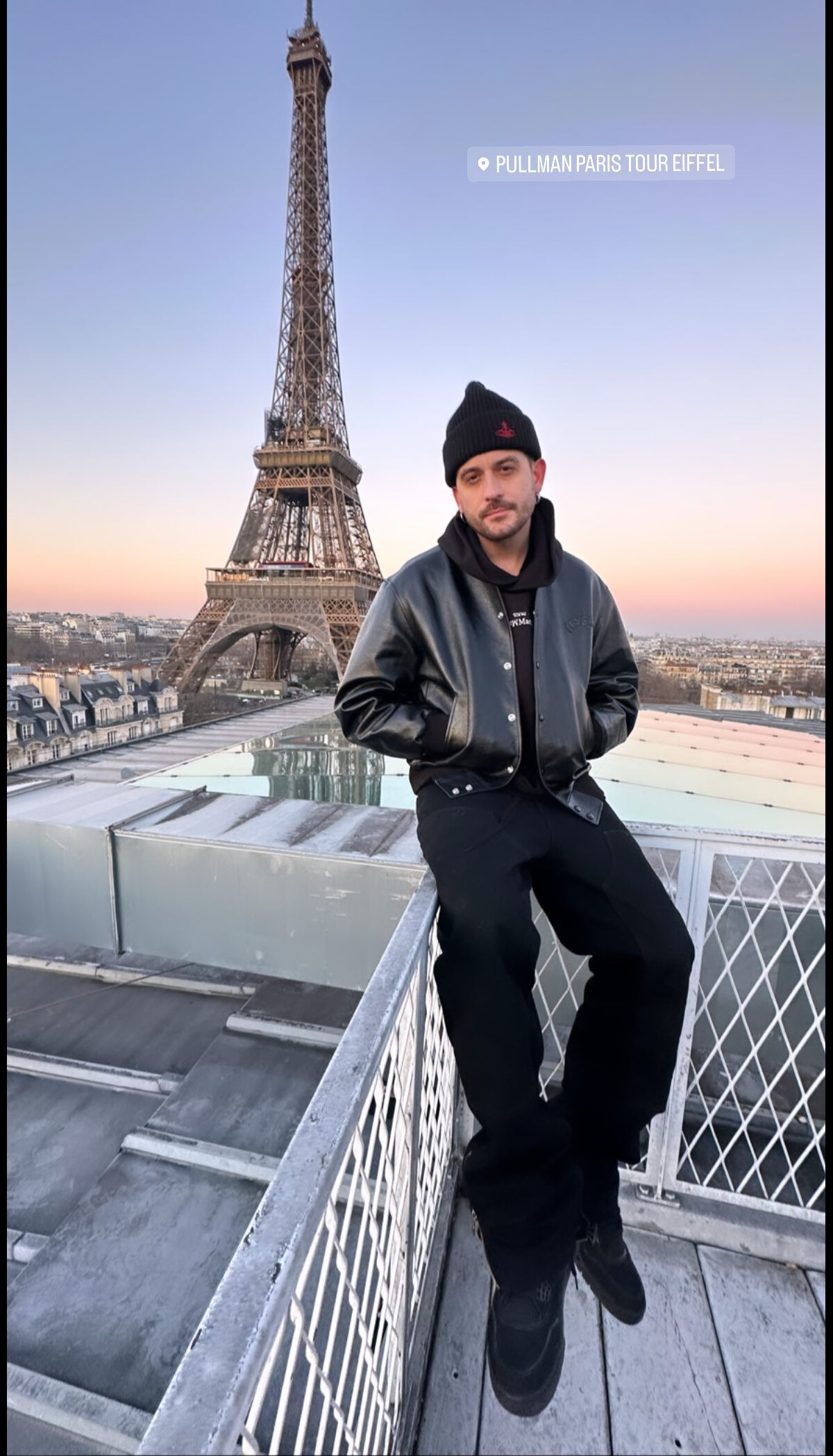 Photo : G-Eazy à Paris. Instagram. Le 7 février 2023. - Purepeople