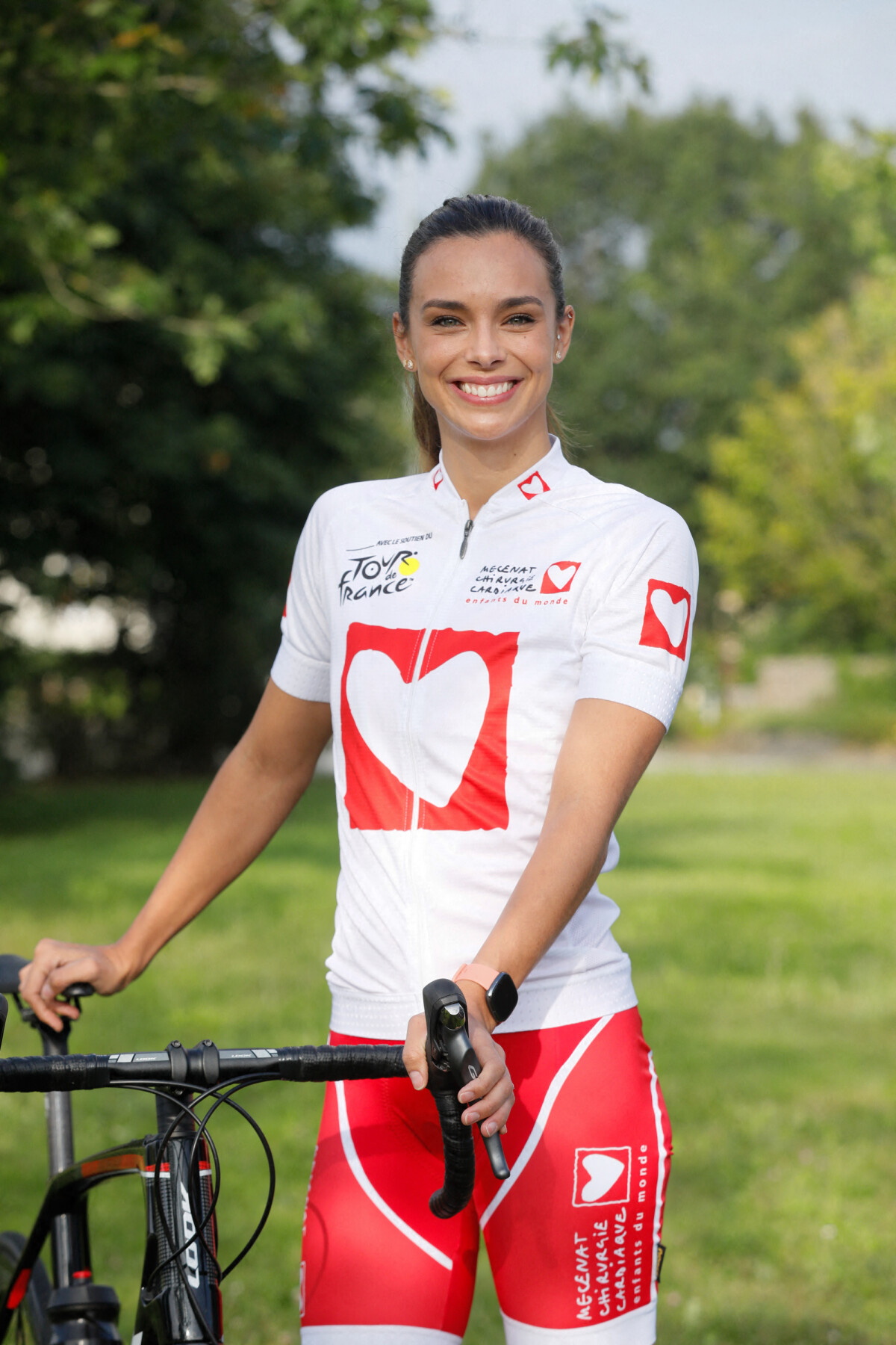 Photo : Marine Lorphelin (Miss France 2013) avant l'étape du coeur lors ...