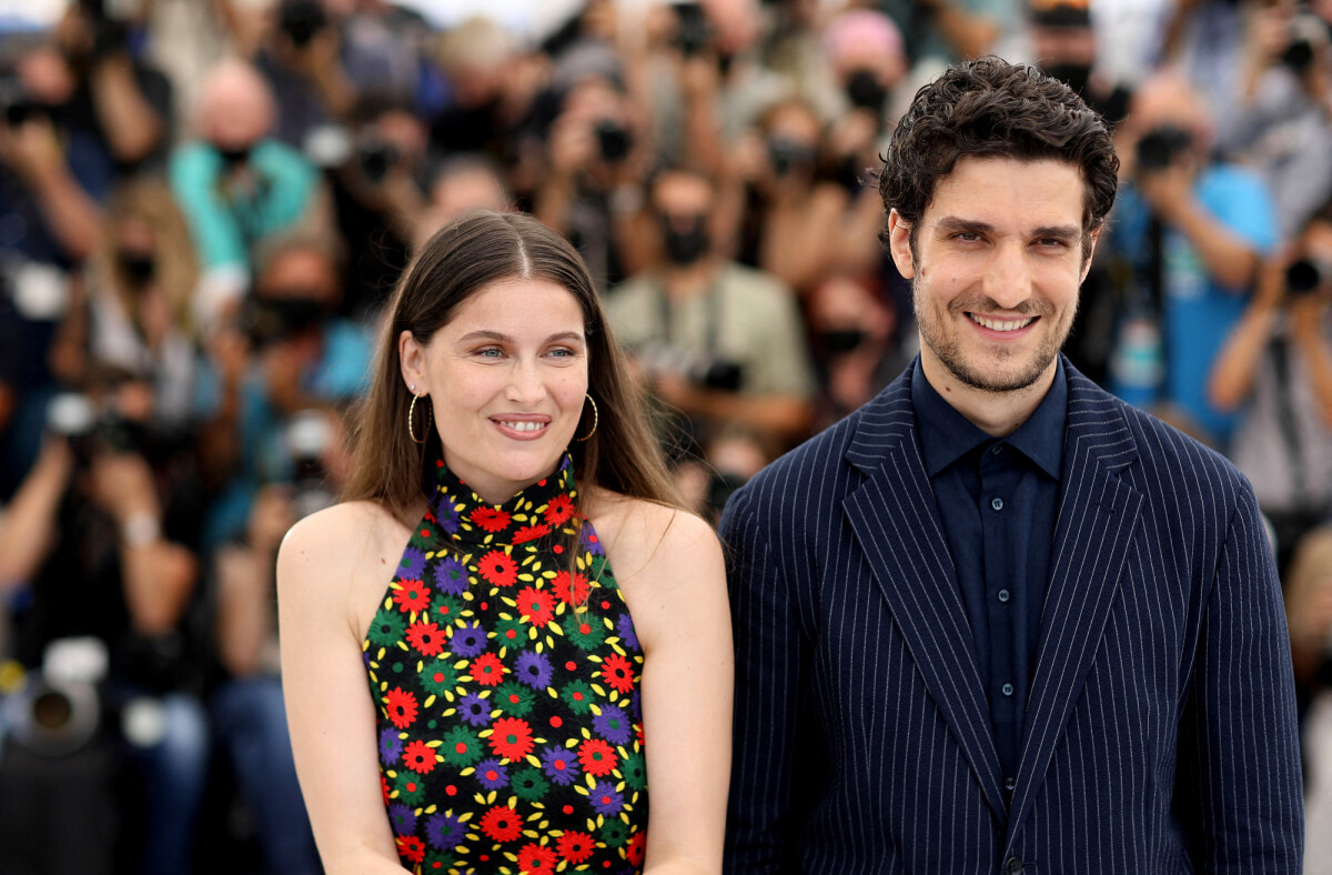 Photo : Laetitia Casta, Louis Garrel - Photocall du film "La croisade ...