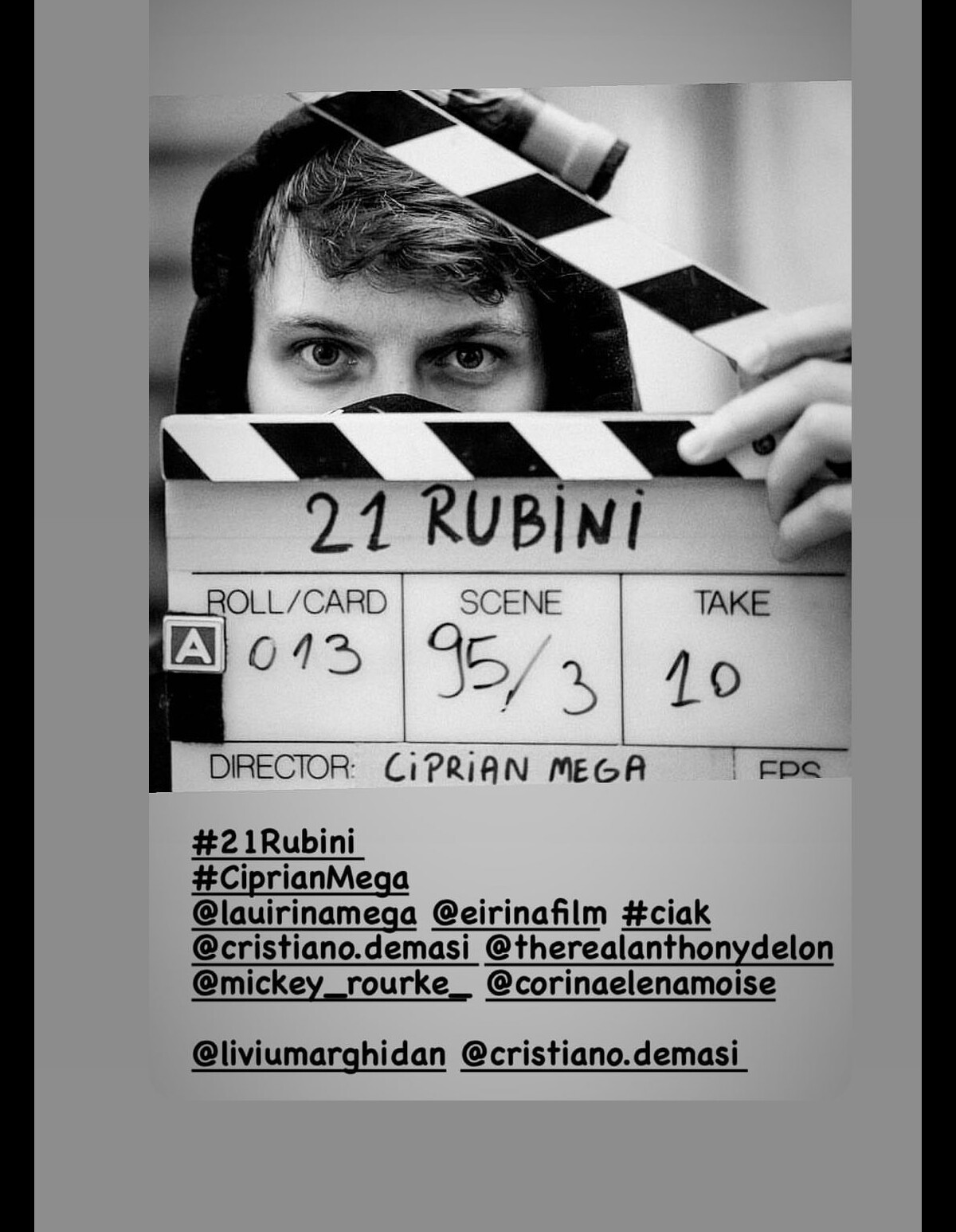 Photo : Anthony Delon, tournage de "21 Rubies" de Ciprian Mega - Purepeople