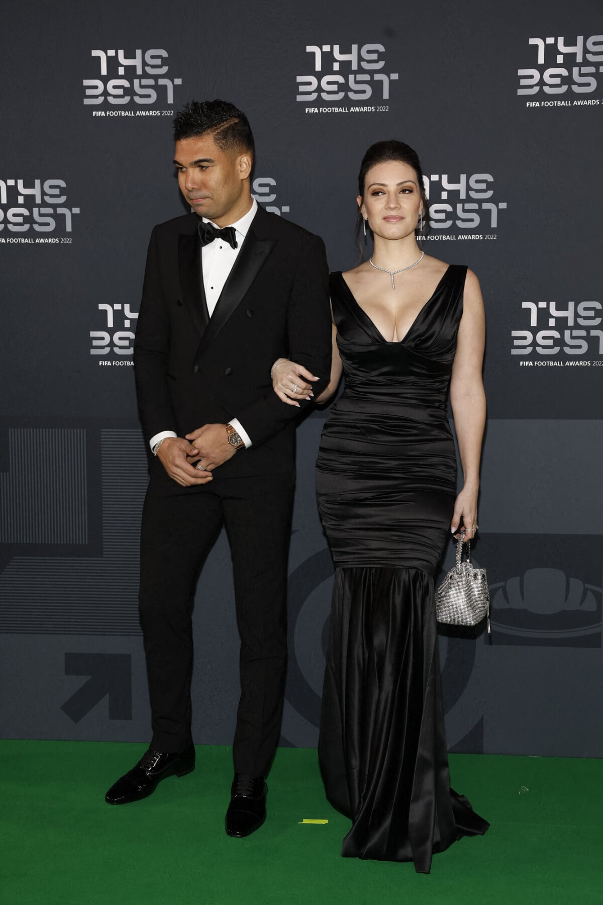 Photo : Casemiro et sa compagne Anna-Mariana - Arrivées à la cérémonie ...