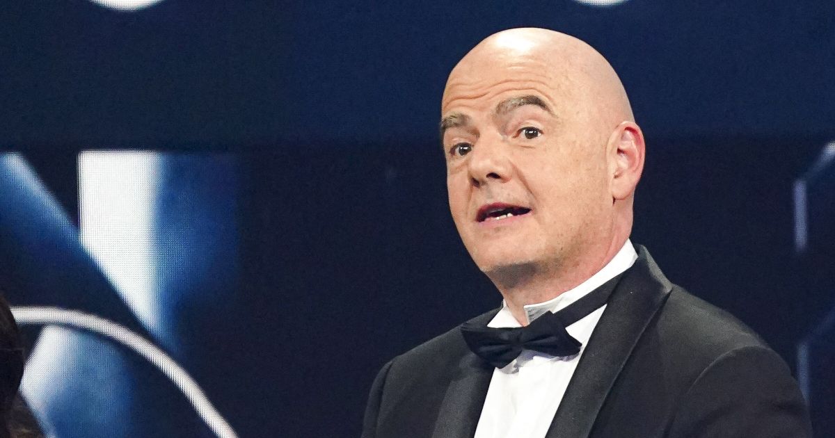 Gianni Infantino, président de la Fifa lors de la cérémonie des Best ...