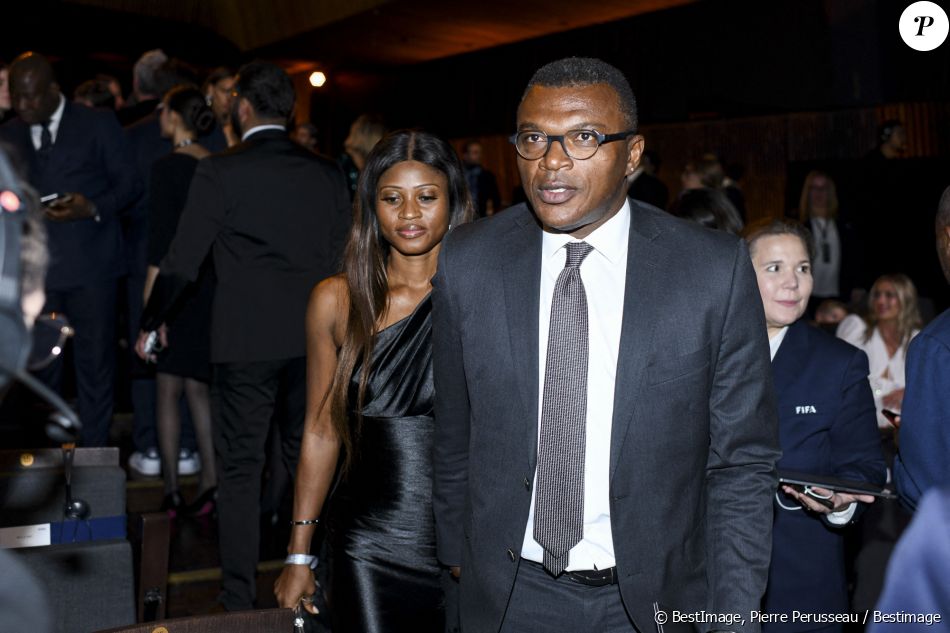 Marcel Desailly et sa compagne lors de la cérémonie des Best Fifa ...