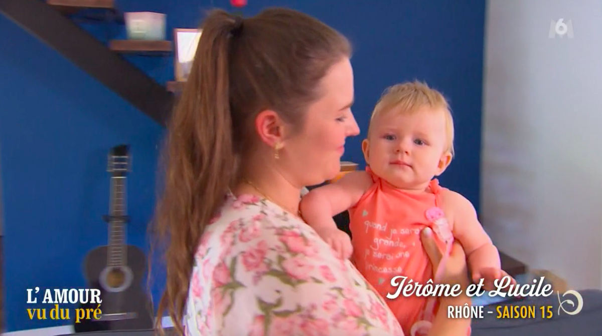 Photo : Jérôme et Lucile (L'amour est dans le pré) présentent leur ...