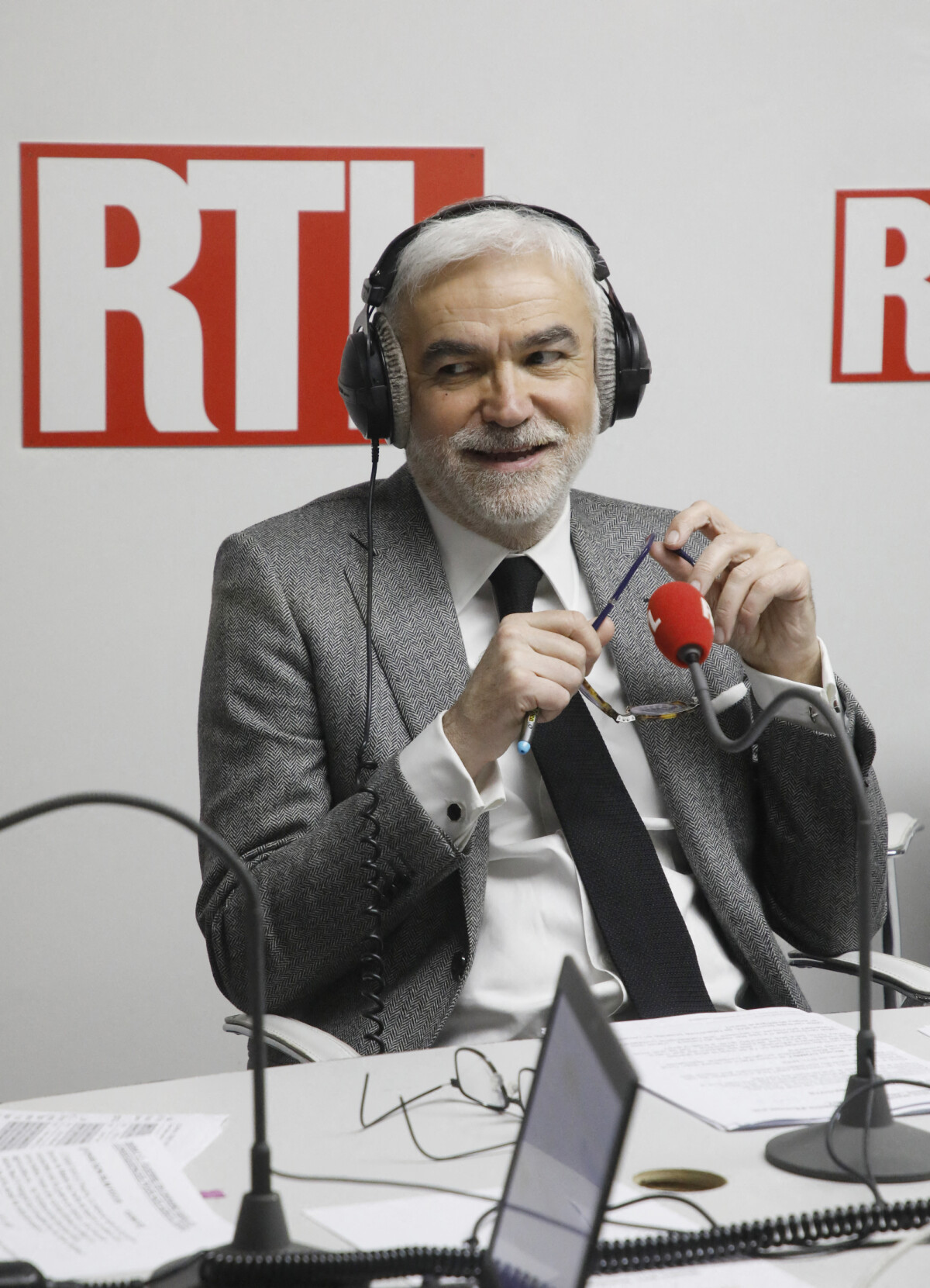 Photo : Pascal Praud lors de la 58ème édition du Salon international de ...