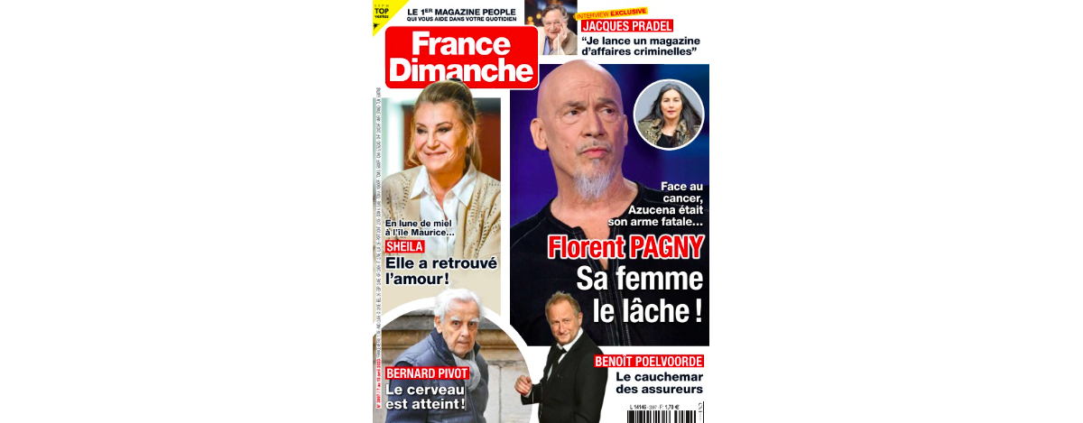 Photo : Couverture du magazine "France Dimanche" du vendredi 7 avril ...
