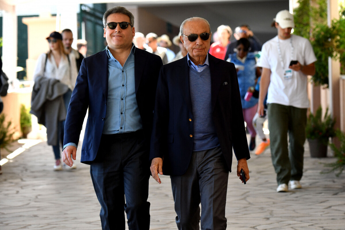 Photo : Guest, Samir Traboulsi durant la finale homme du tournoi Rolex ...