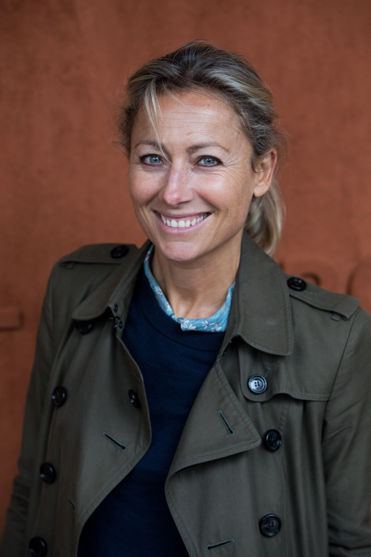 Photo : Anne-Sophie Lapix au village des internationaux de France de ...