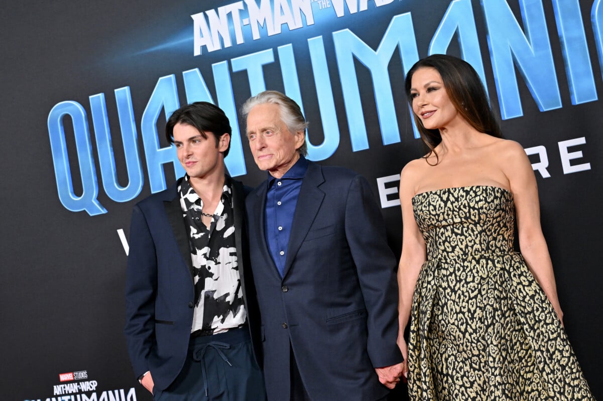 Photo : Dylan Michael Douglas, Michael Douglas et Catherine Zeta-Jones ...