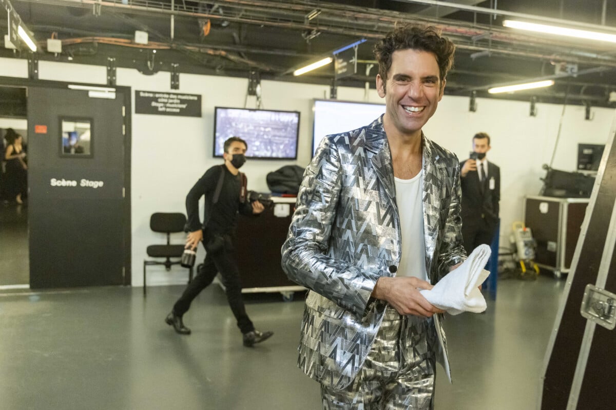 Photo : Exclusif - Backstage - Mika est en backstage après son deuxième ...