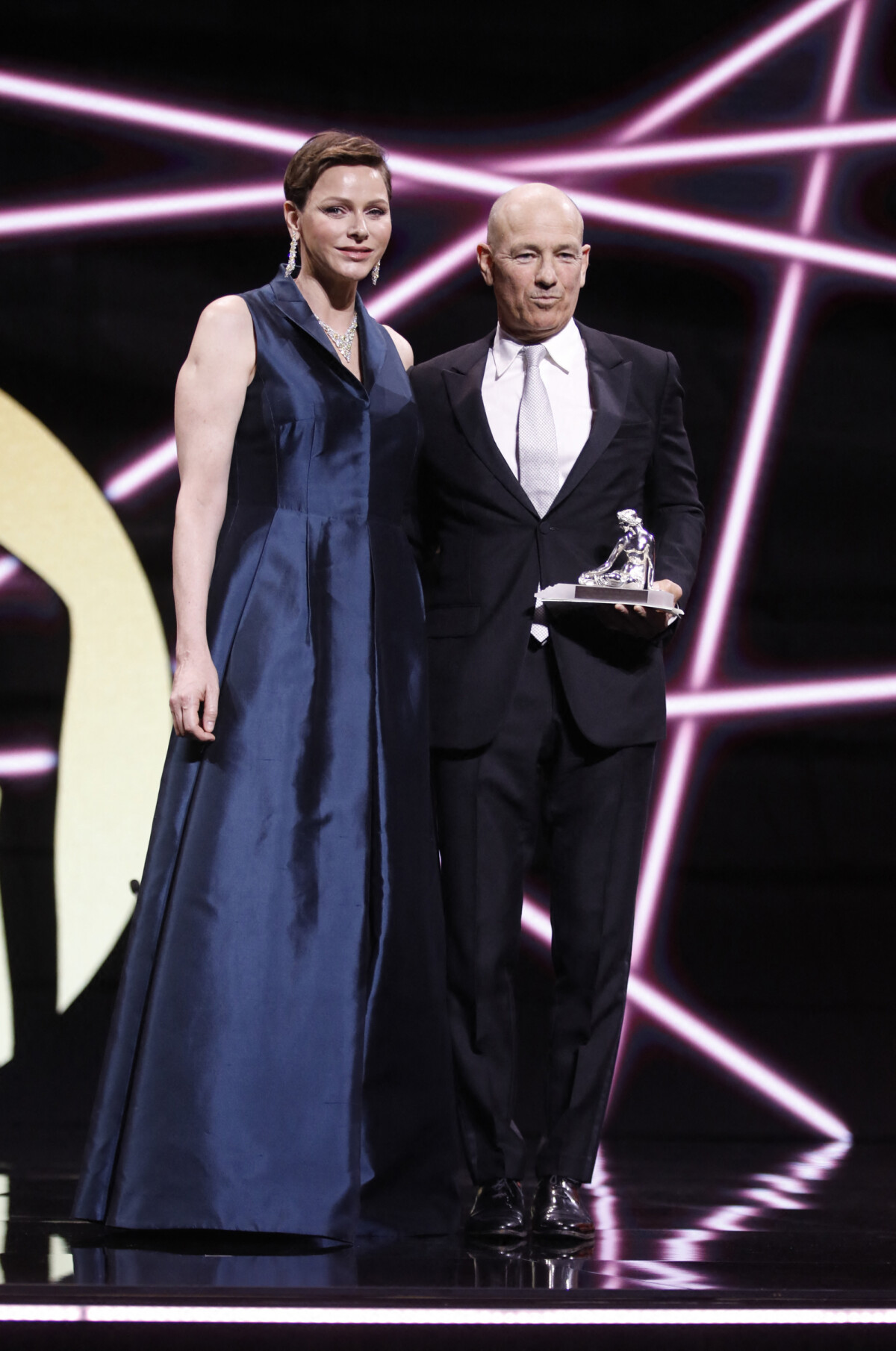 Photo : La princesse Charlene de Monaco, Howard Gordon (Nymphe d'or d ...