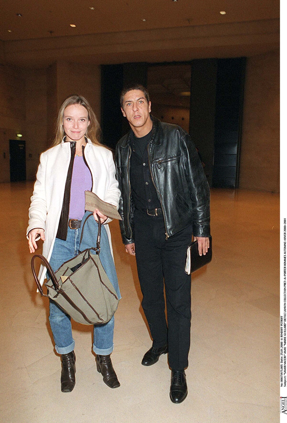 Photo : Samy Naceri et Marie Guillard - People - Défilé de Mode Lanvin ...