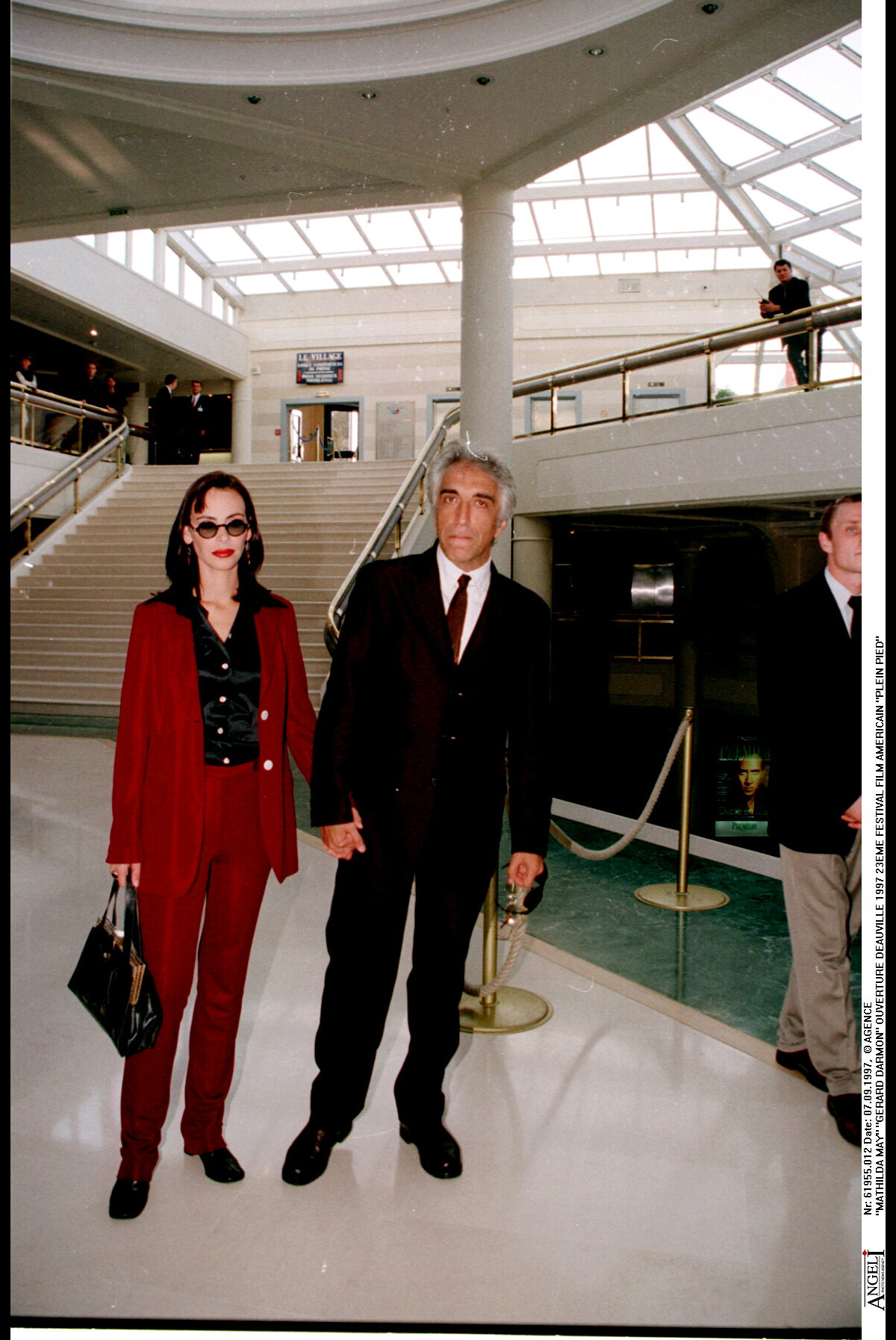 Photo : Mathilda May et Gérard Darmon - Ouverture de Deauville en 1997 ...