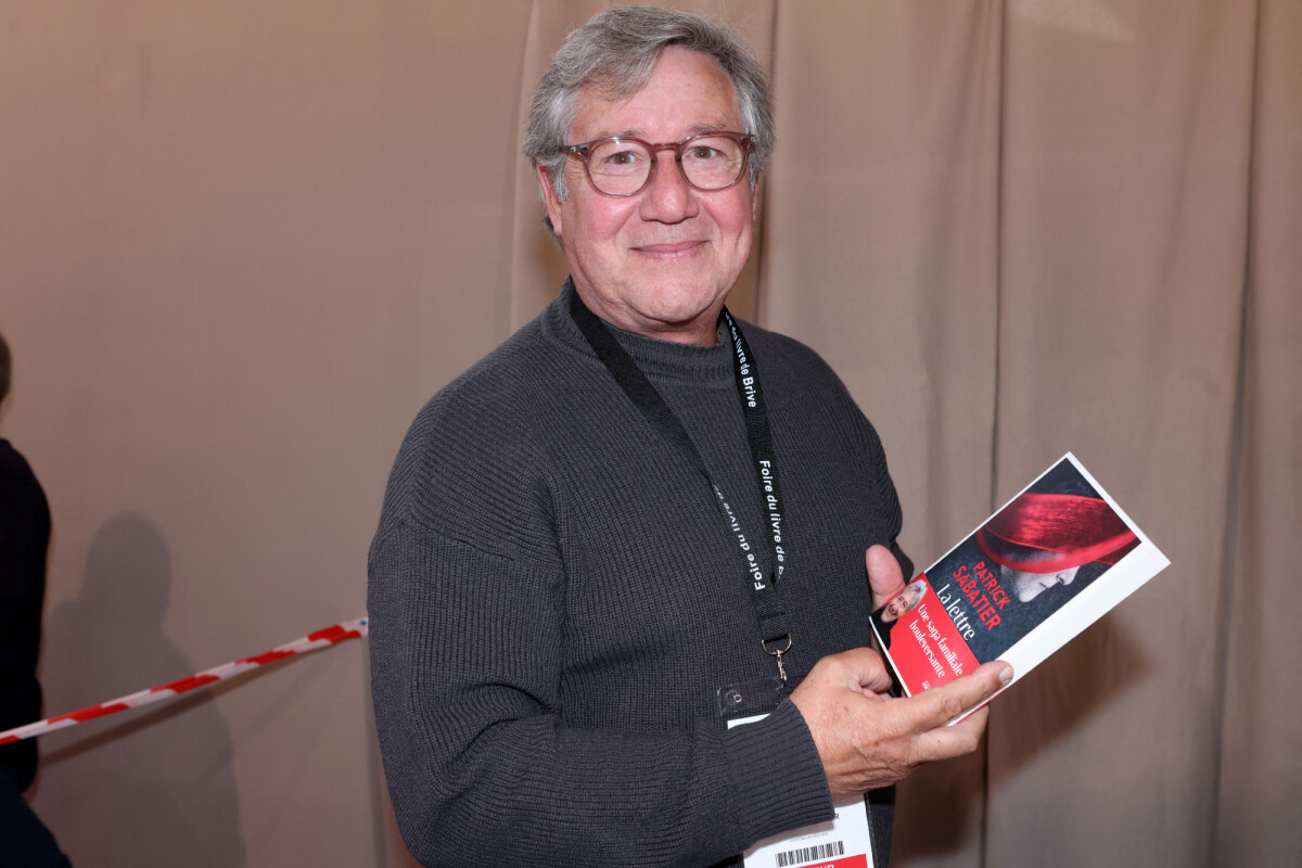 Photo : Patrick Sabatier lors de la 40ème Foire du Livre de Brive 2022 ...
